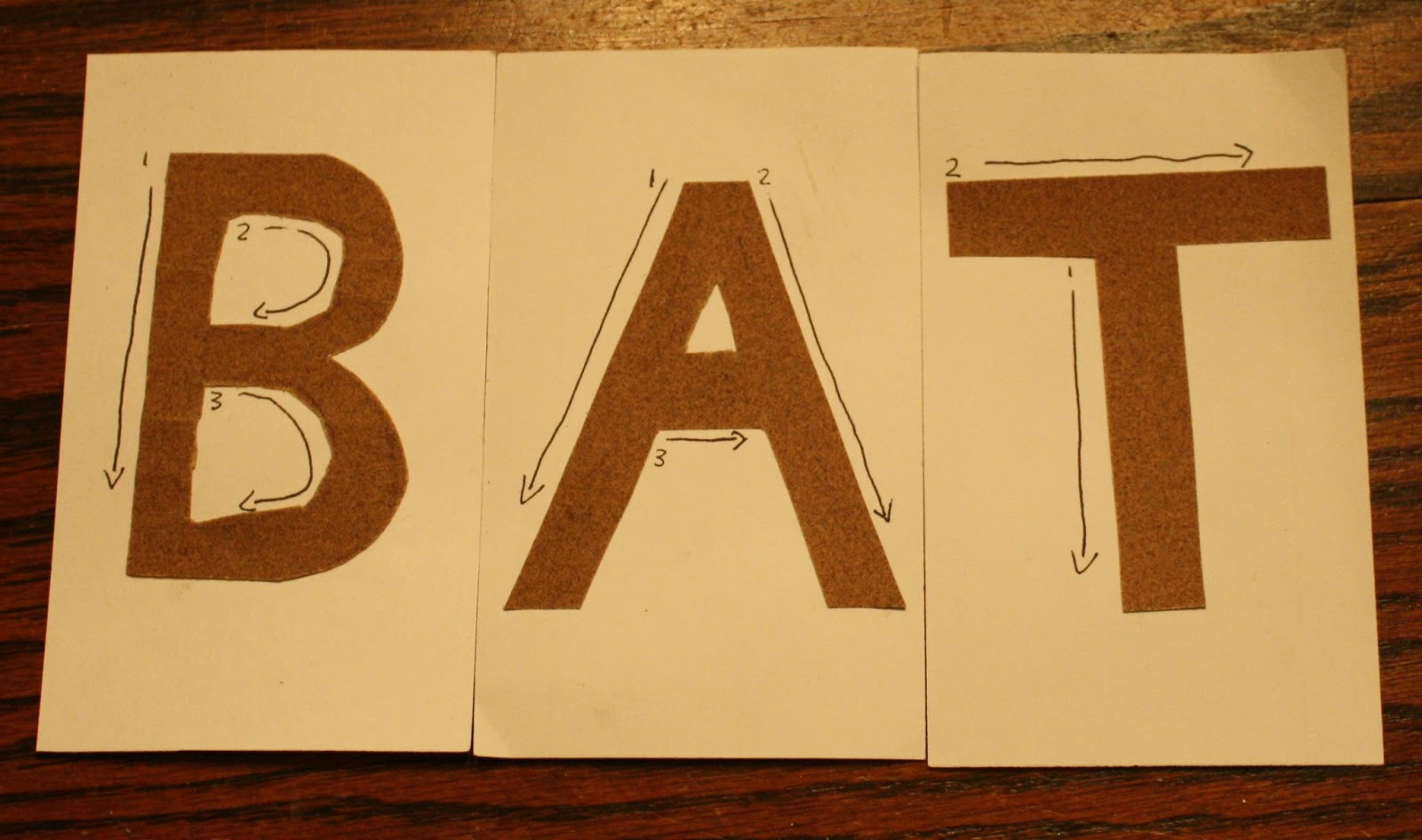 How The Sun Rose: Sand Paper Letters