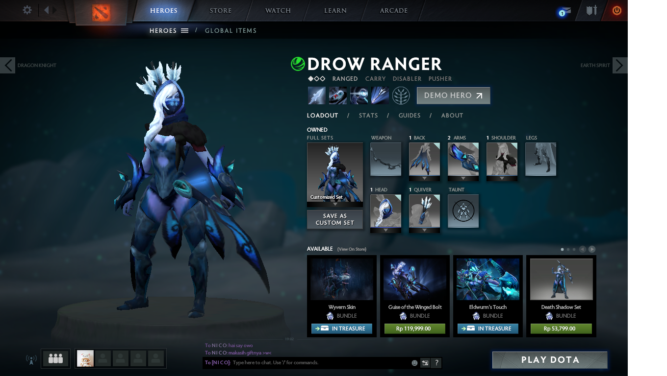 Cara Unwrap Gift atau Menerima Gift di DOTA 2