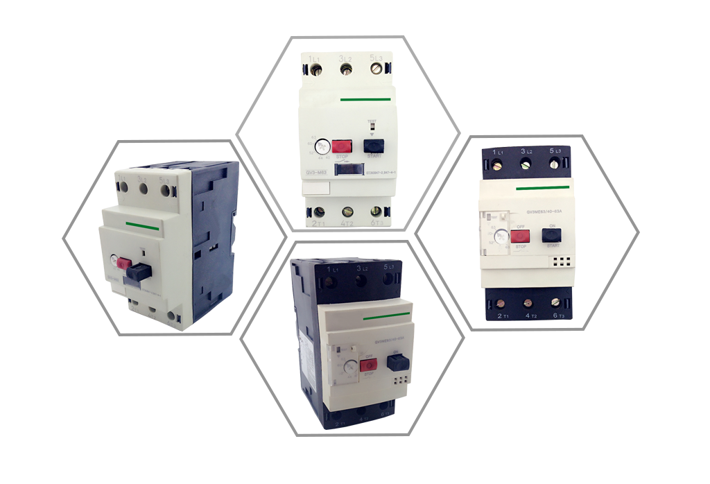 GV3 M06 to M80 single phase motor protection circuit breaker