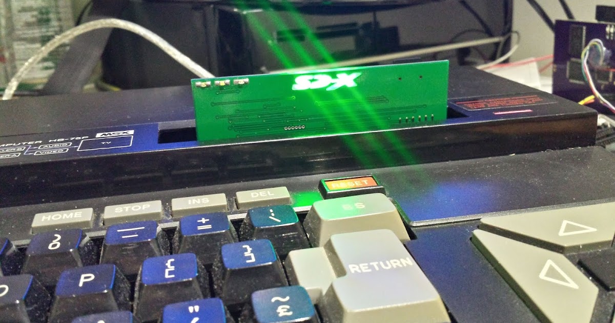 Arduino Nut: SD-X on MSX. Introducing MSdX!