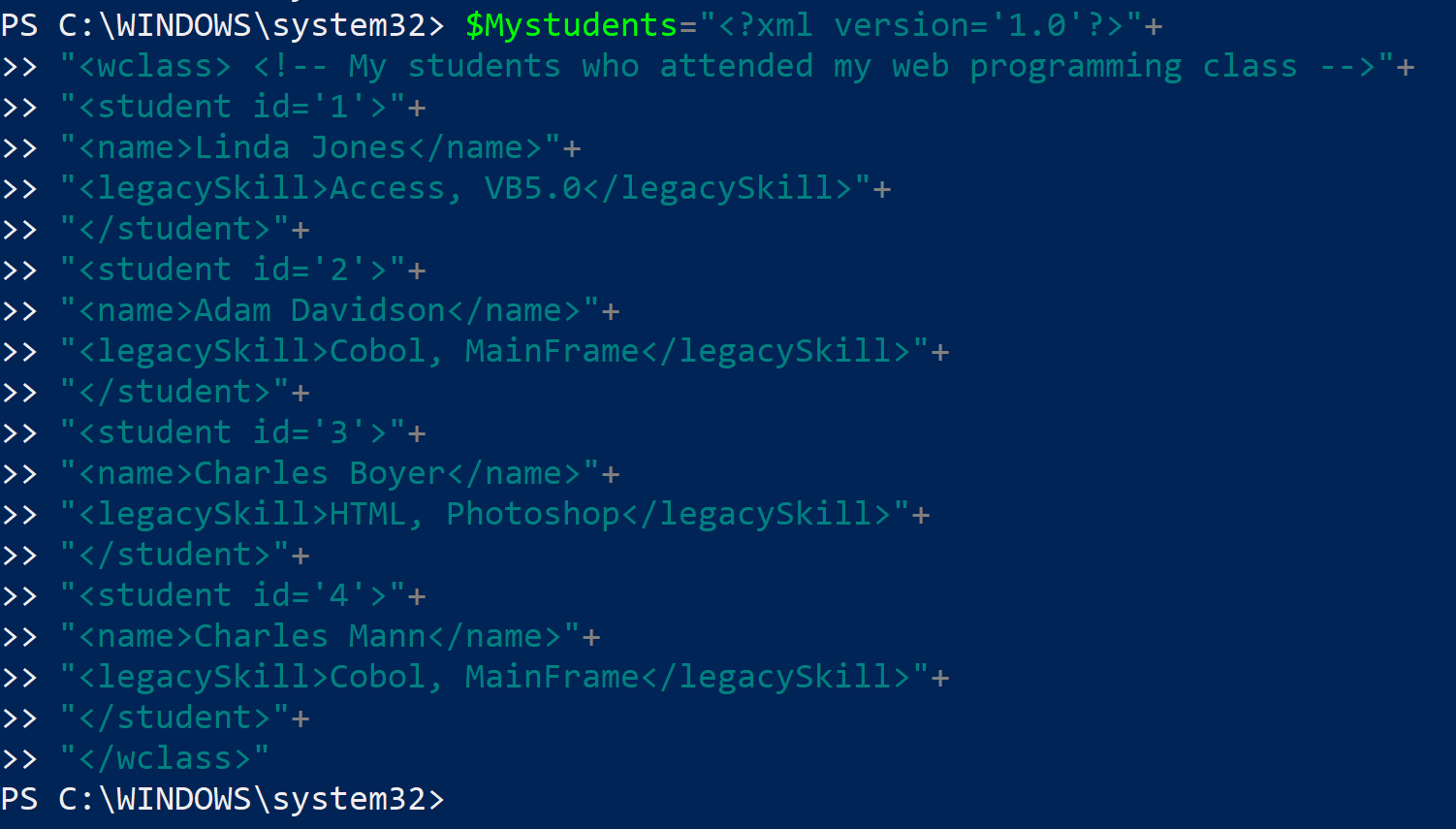 Hodentekhelp Does Powershell Work With Xml