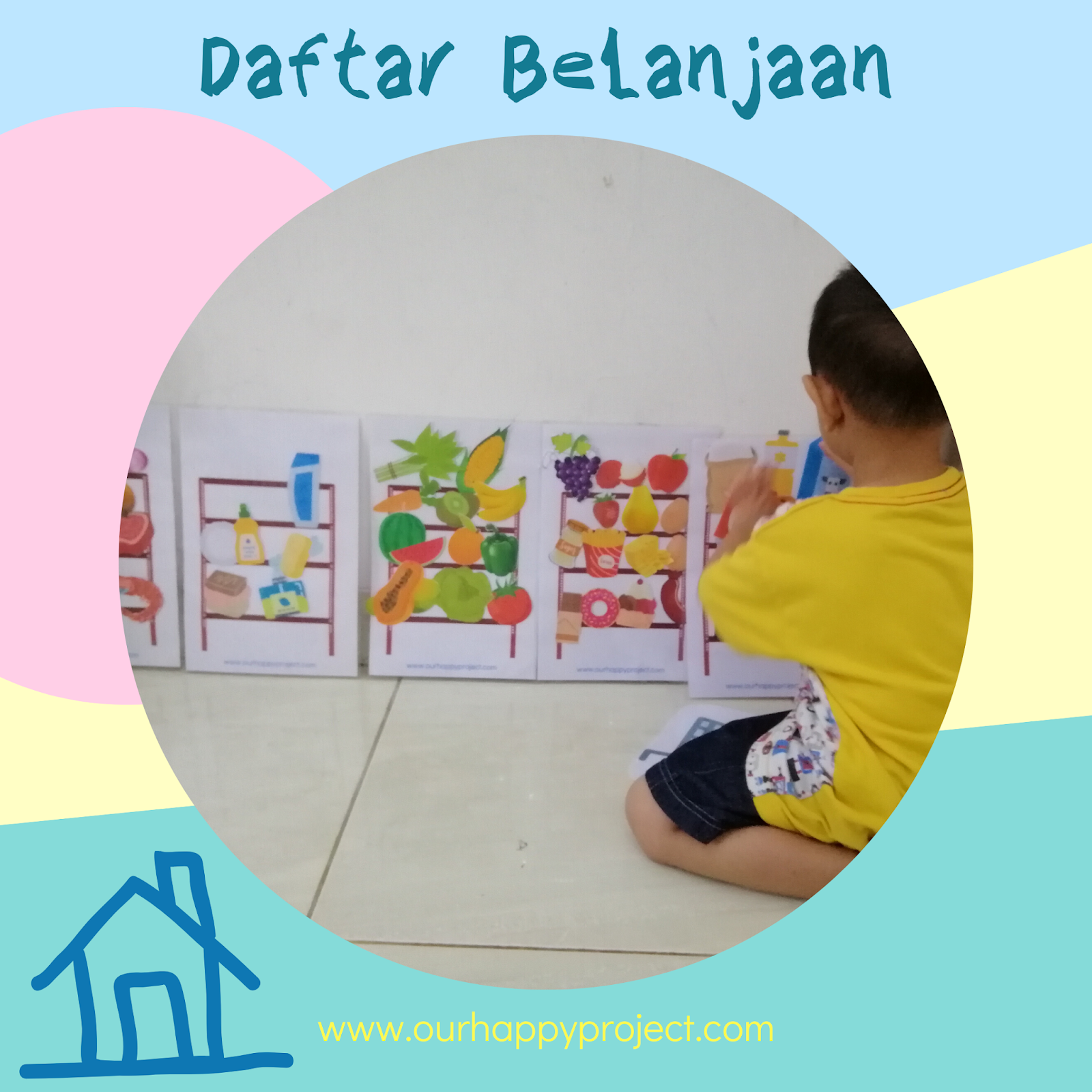 Free Printable Permainan Daftar Belanjaan — Our Happy Project