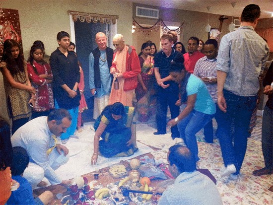 Grand Opening of the ISKCON Temple at Tempe suburb of Phoenix, Arizona ...