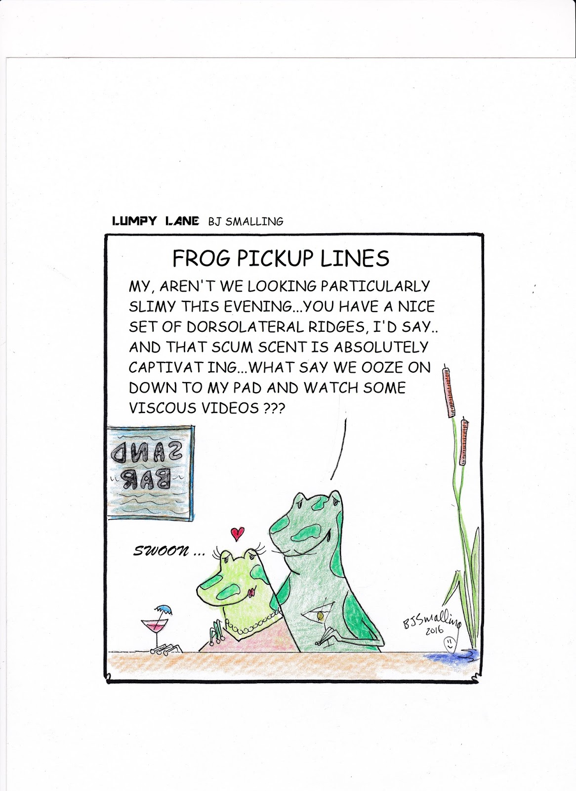 Toonfinder: FROG PICKUP LINES