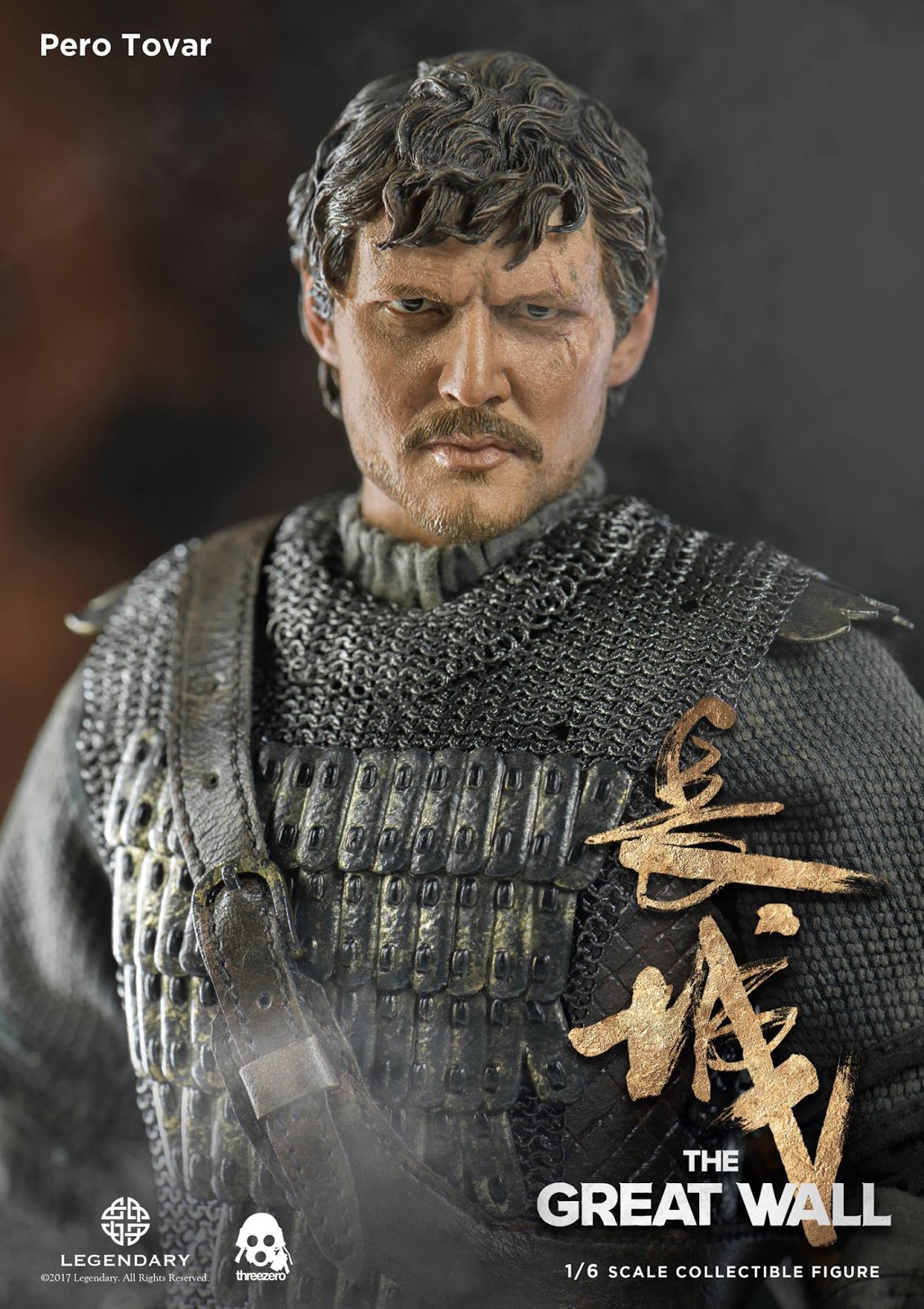 toyhaven: Threezero previews 1/6th scale “The Great Wall” Pedro Pascal ...