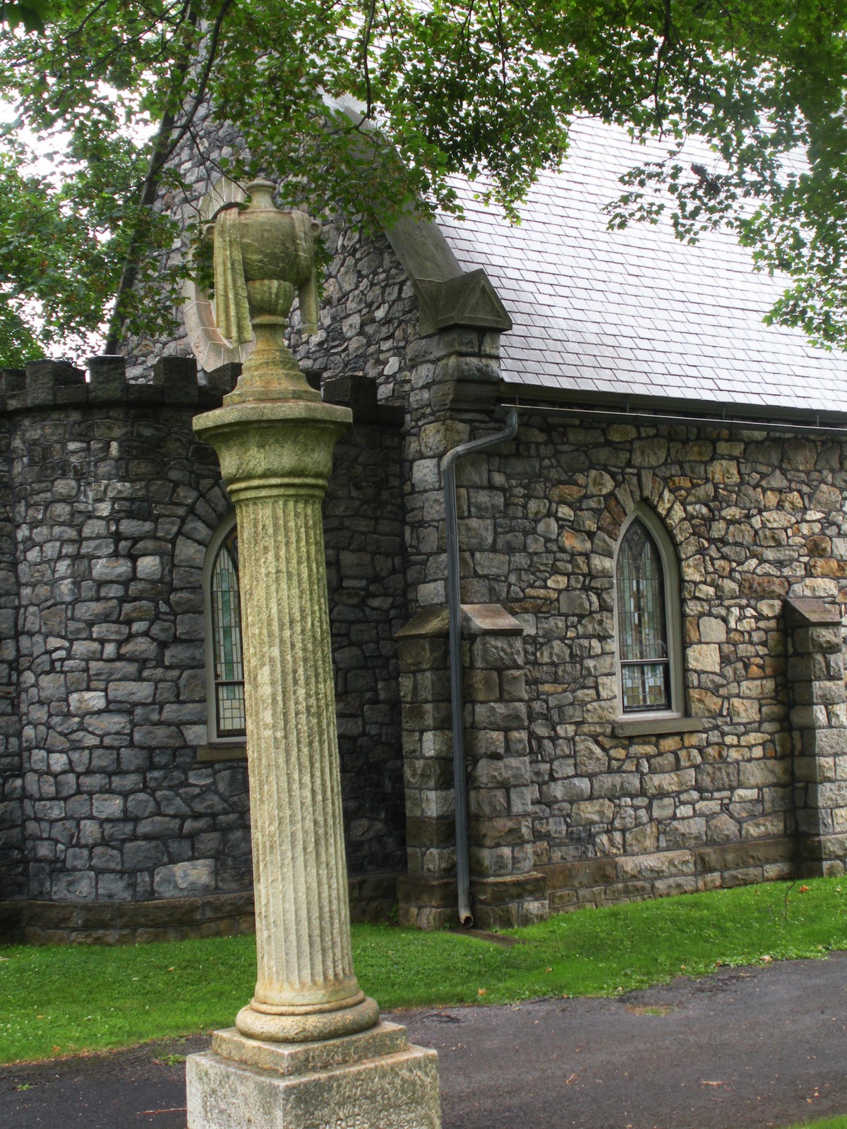 Engraved: : The Stately Column…Broken By Death