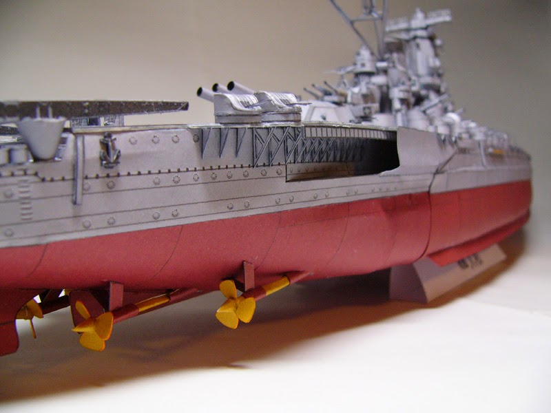 Papermodel Kapal Perang & Lain2: Paper Model IJN Yamato