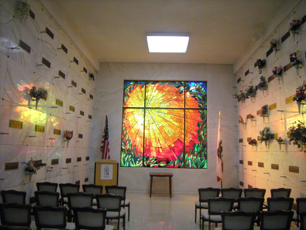 L.A. Kompany: Woodlawn Cemetery Mausoleum Interior