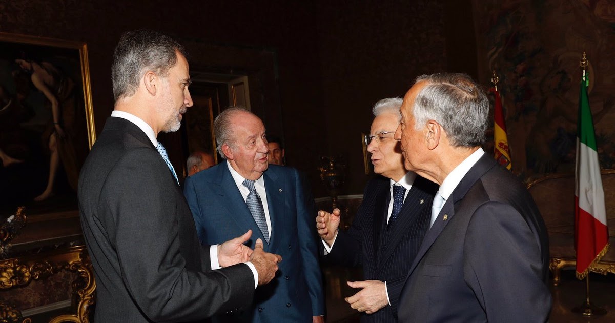 monarchico: Re Felipe di Spagna a Napoli