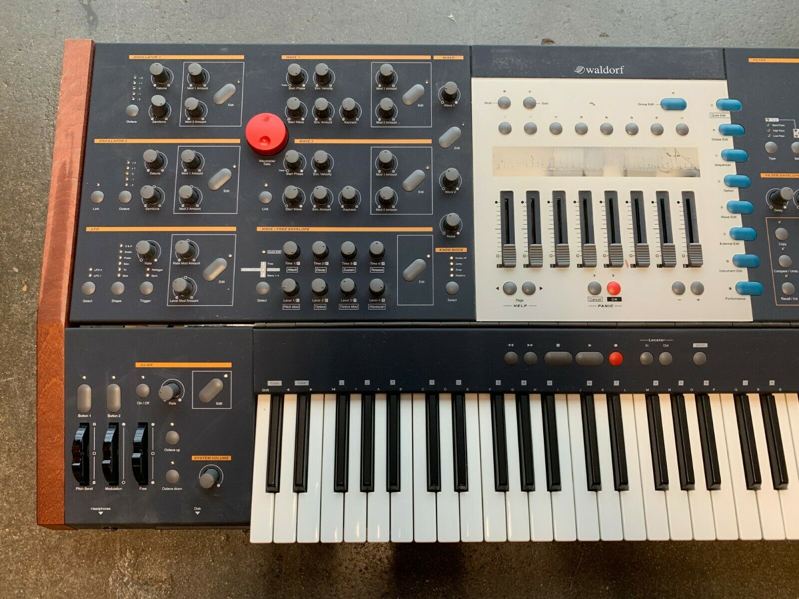 MATRIXSYNTH: Waldorf Wave Vintage Digital Synthesizer For Parts