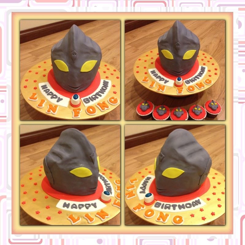 Kelly's Little Corner: Baking Diary's, Ultraman Cake Design