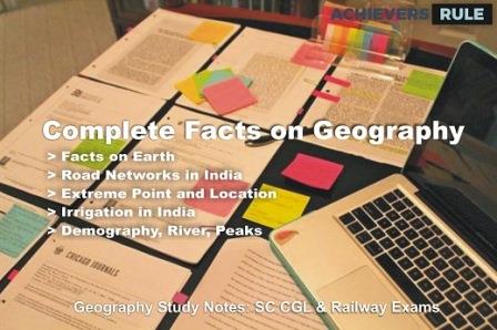 Geography Study Materials and Notes - All Important Points