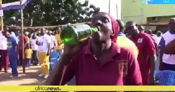 Congo church where Members drink beer for healing - Afro9jaland