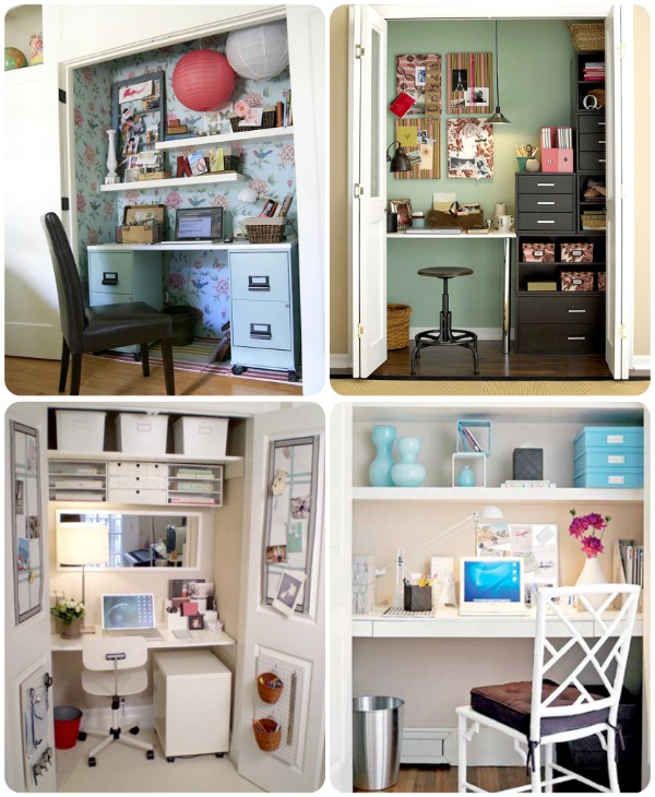My Closet Office!: Closet Office/Desk Inspiration