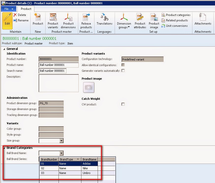 Dynamics AX/365FO: X++ How to create a lookup which stores data from column A, but show data ...