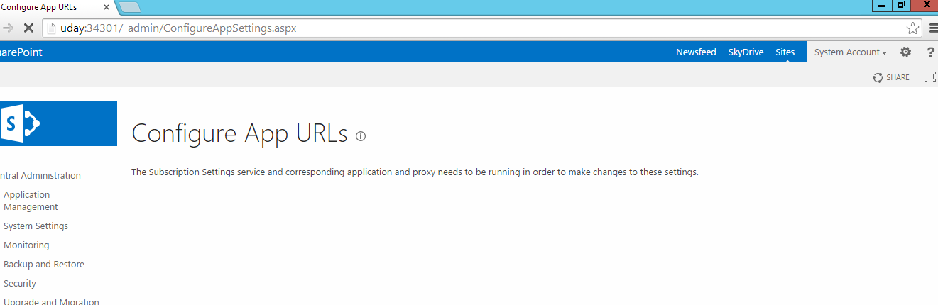 Ukreddy Sharepoint Issue The Subscription Settings Service And Corresponding Application And
