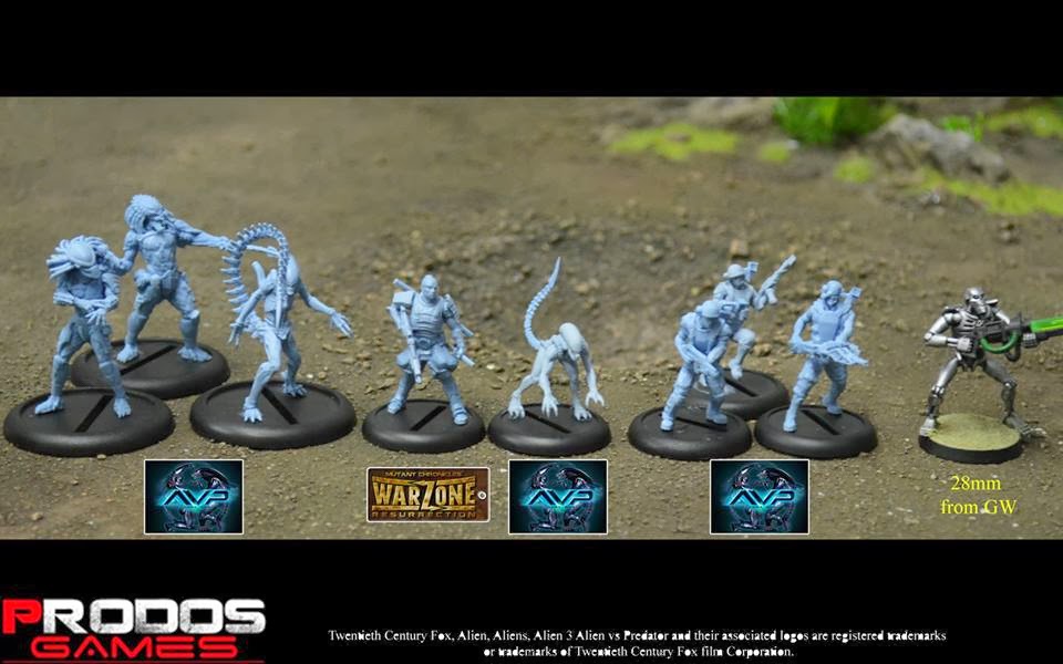 Tabletop Fix: Prodos Games - AvP Miniature Previews