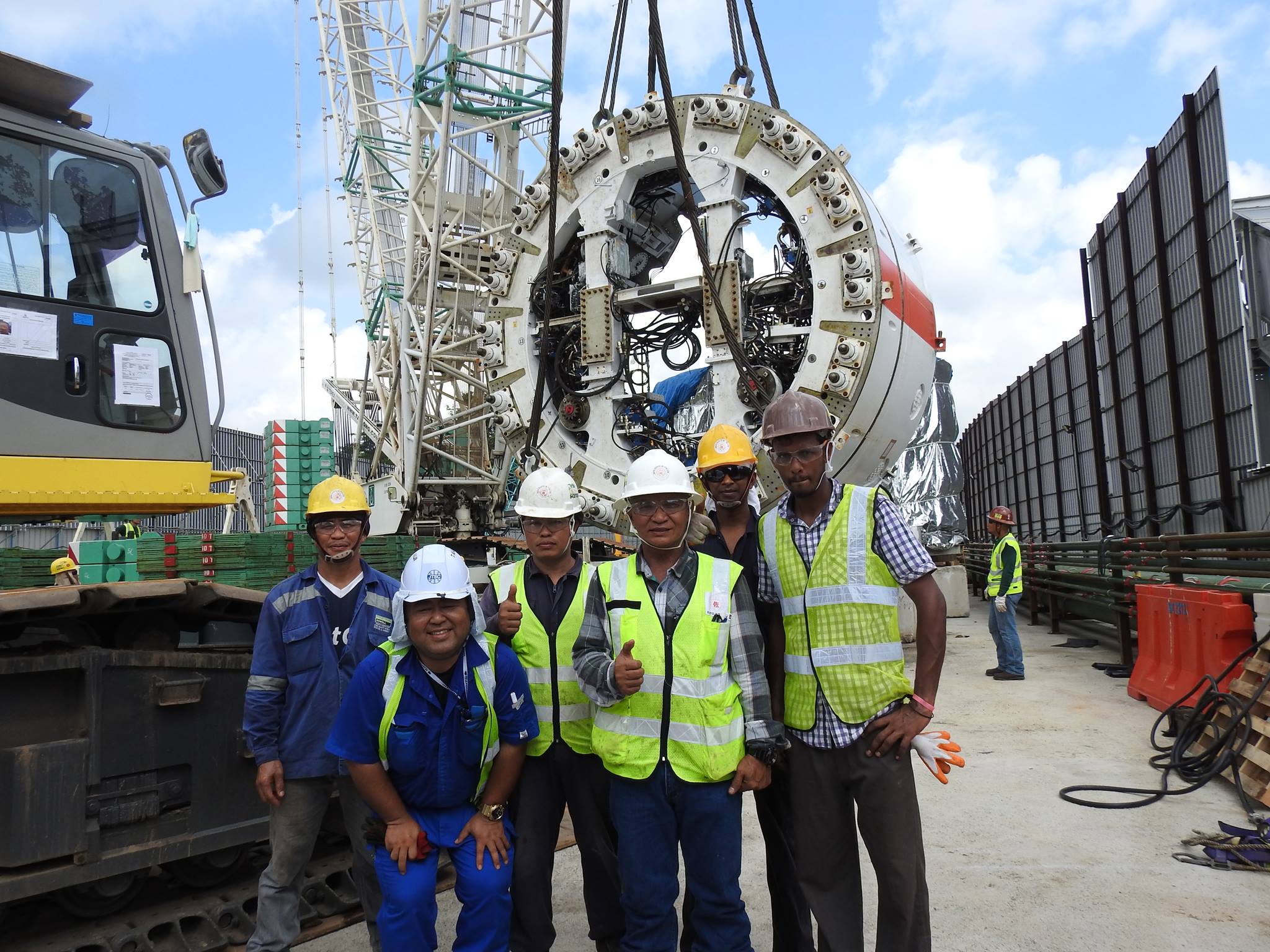 Thomson Line Construction: Upper Thomson - TBM Assembly