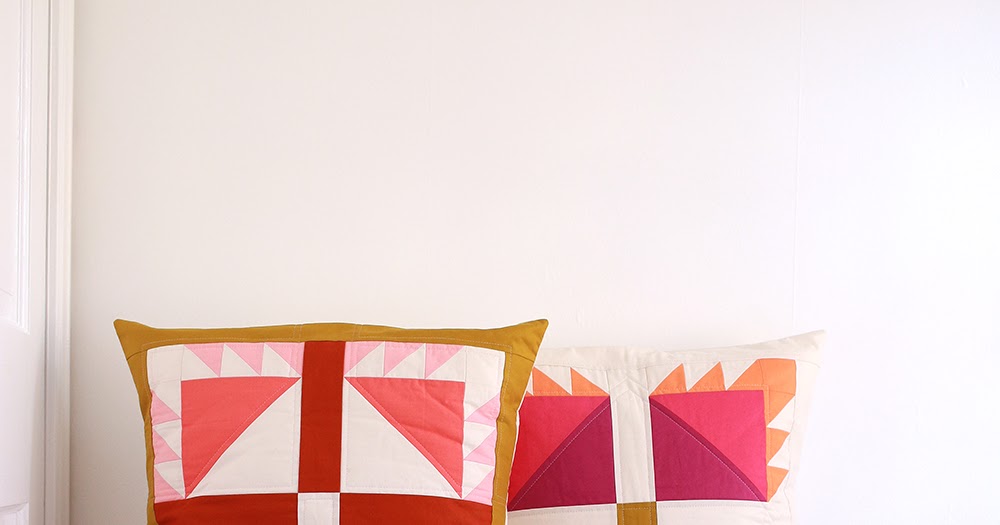 In Color Order: Bear Paw Pillows in Quilts & More Winter 2019