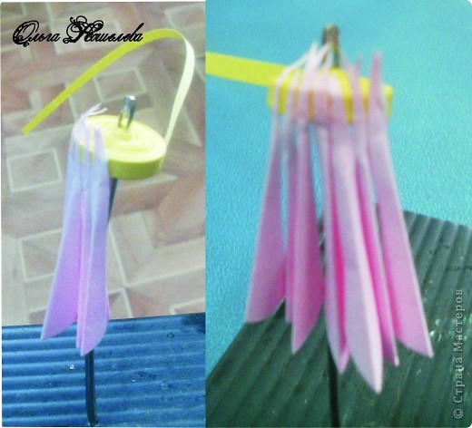 How to make pink flowers - crazzy craft