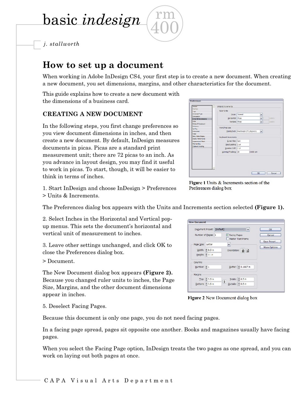 Room 316 InDesign: InDesign Toolbox - How To Set Up A Document