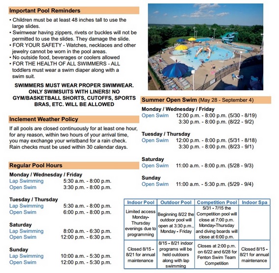 Play St. Louis: RiverChase YMCA of Fenton Outdoor Pool, Fenton