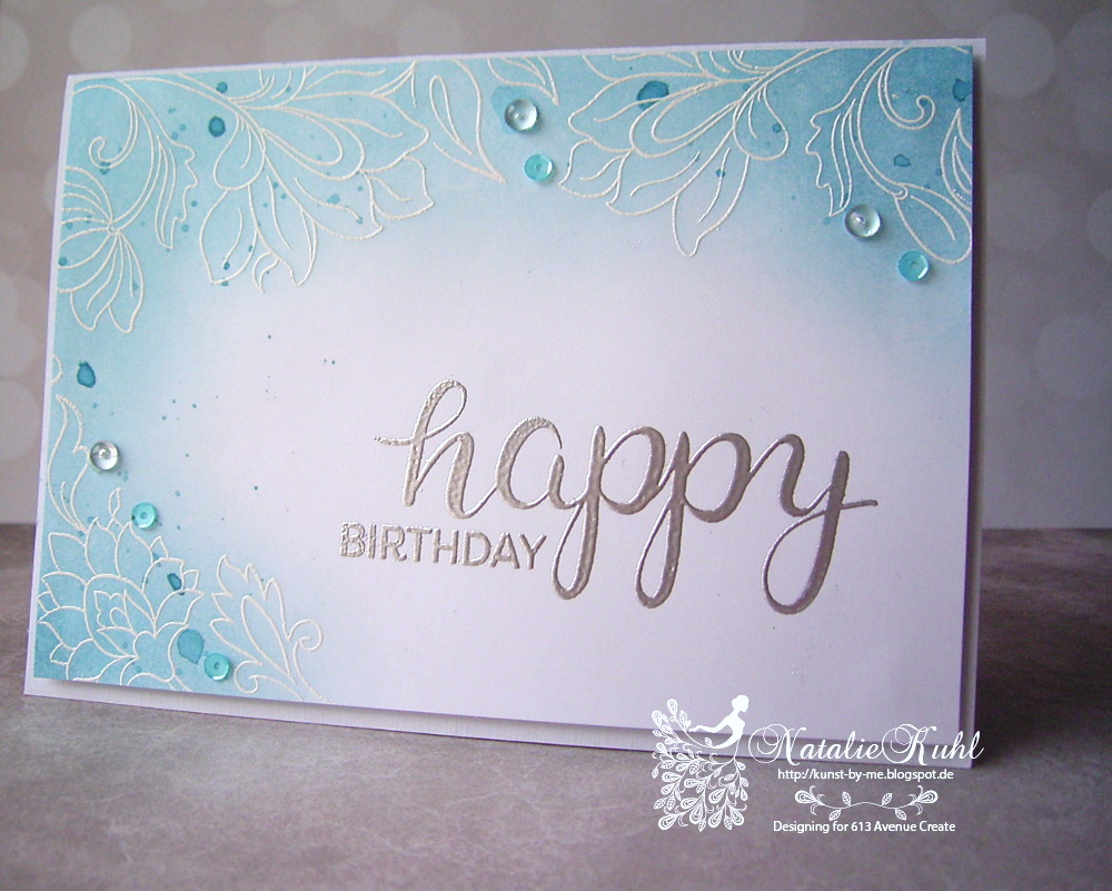 INKognito ~ Cards by Natalie: DT: blaue Geburtstagsgrüße / blue ...