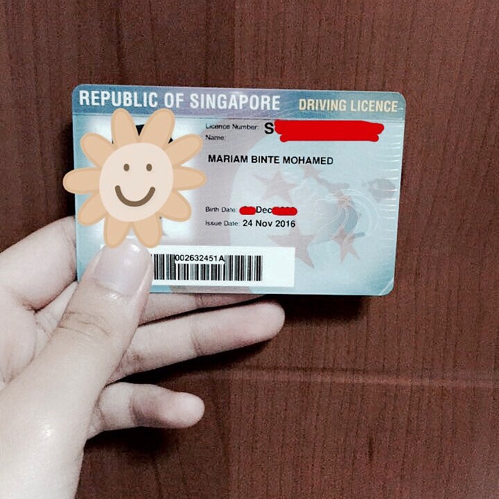 MARIAM: I finally got my license!!!