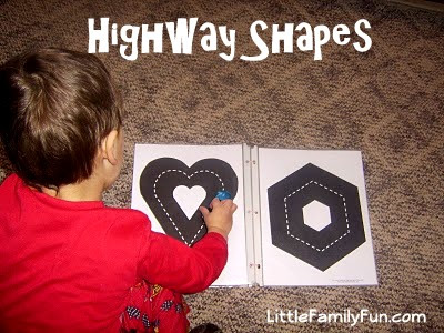 Little Family Fun: Highway Shapes