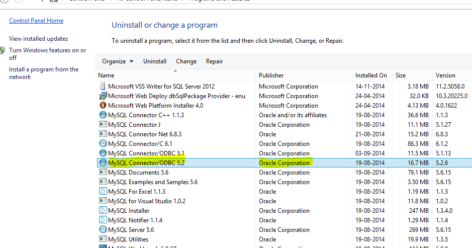 How to create MySQL Link Server in SQL Server 2012