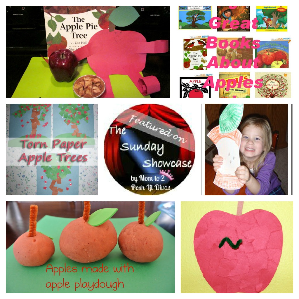 Tippytoe Crafts made adorable Torn Paper Apples with 3D worms