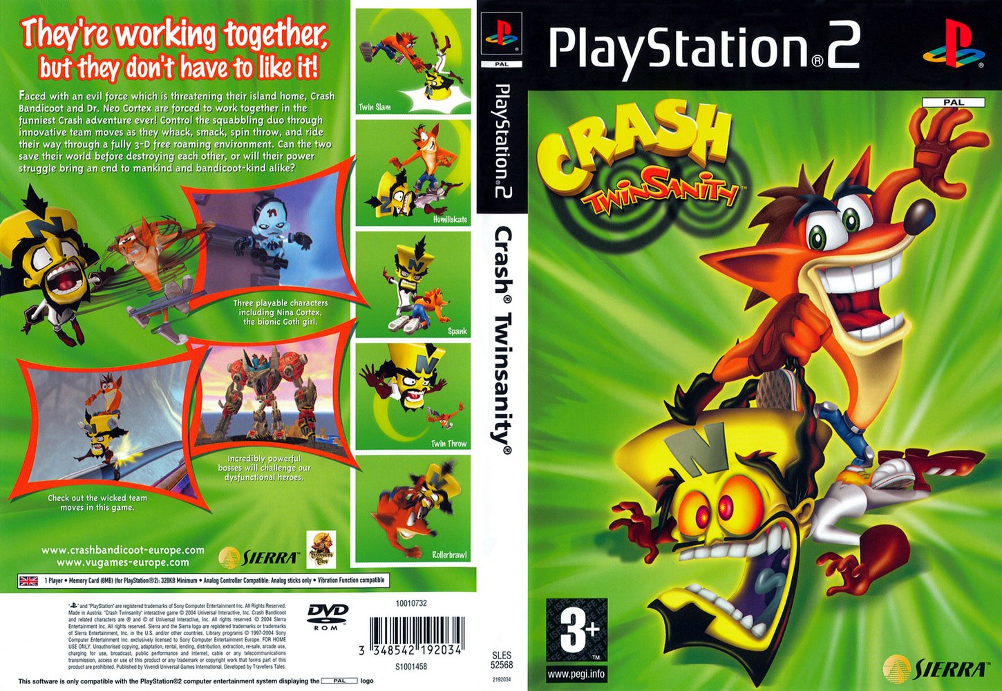 Available for Download: Baixar Jogo Crash Twinsanity PS2 Full ISO ...