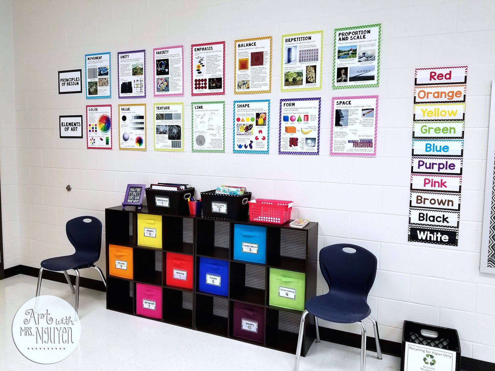 Setting Up My Art Room 2017-2018 | Art with Mrs. Nguyen