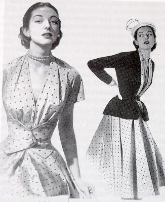 Sentires: La Moda en los años 50, la mujer femenina por excelencia