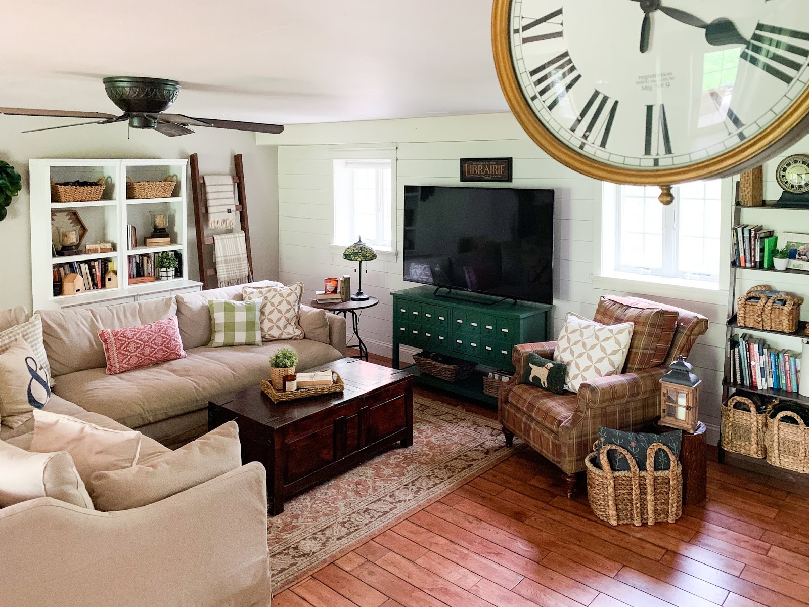 Library Card Catalog TV Stand | Golden Boys & Me