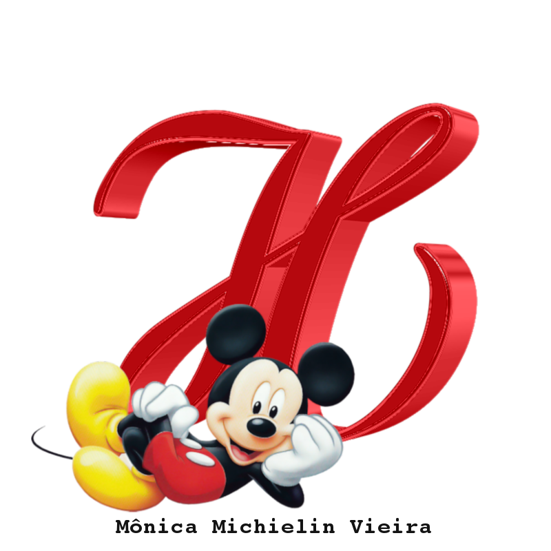 Monica Michielin Alphabets: ALFABETO DO MICKEY PNG, MICKEY ALPHABET, # ...