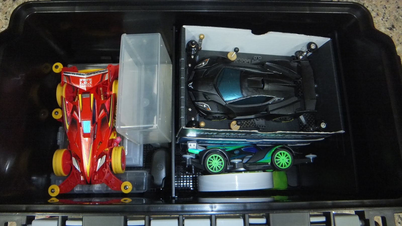 Jhan 個人模型製作工房 model toy making studio (^-^): TAMIYA Mini 4WD Carry Pit ...