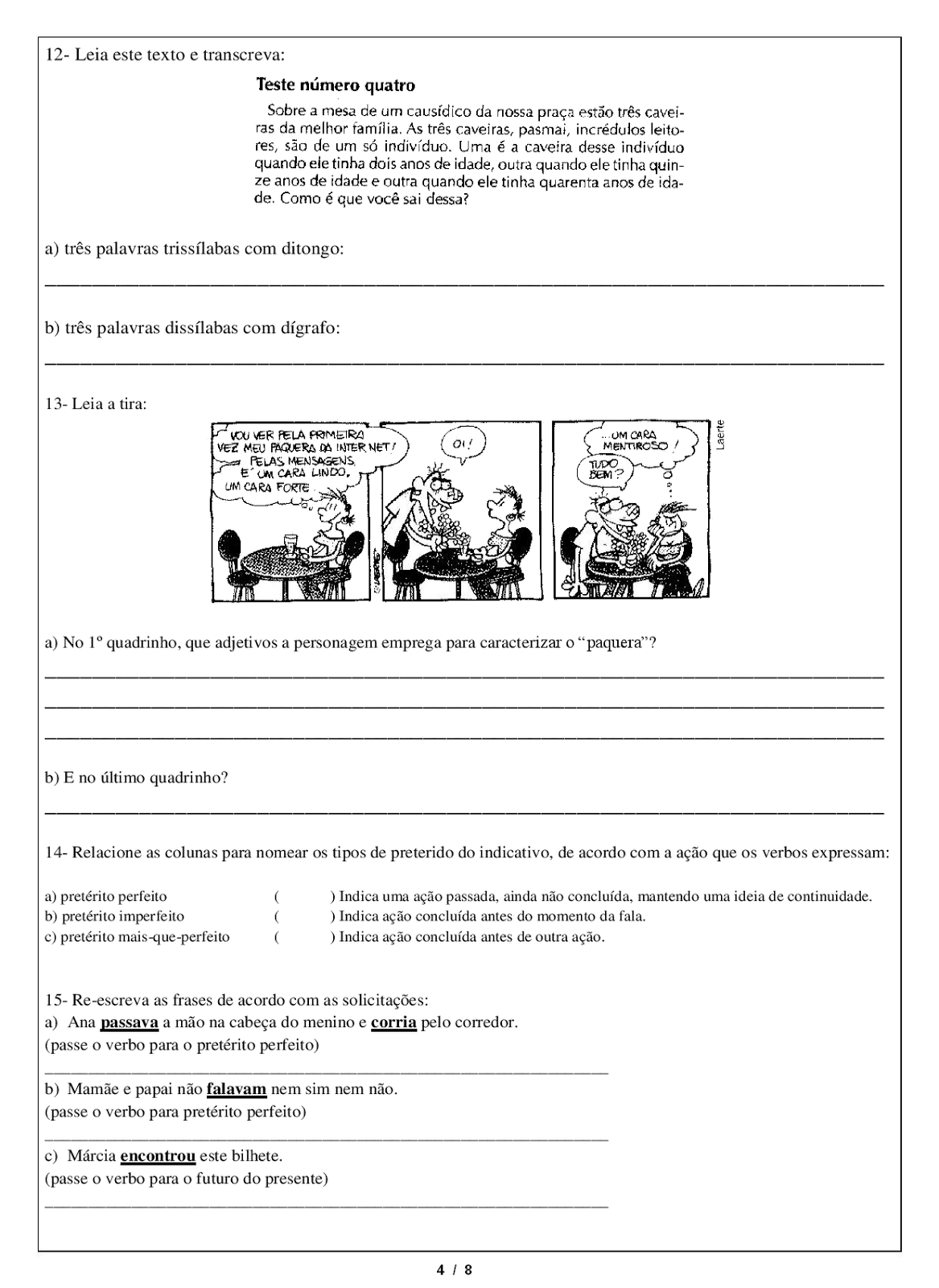 Textos De Portugues 6 Ano - METOBRAIN