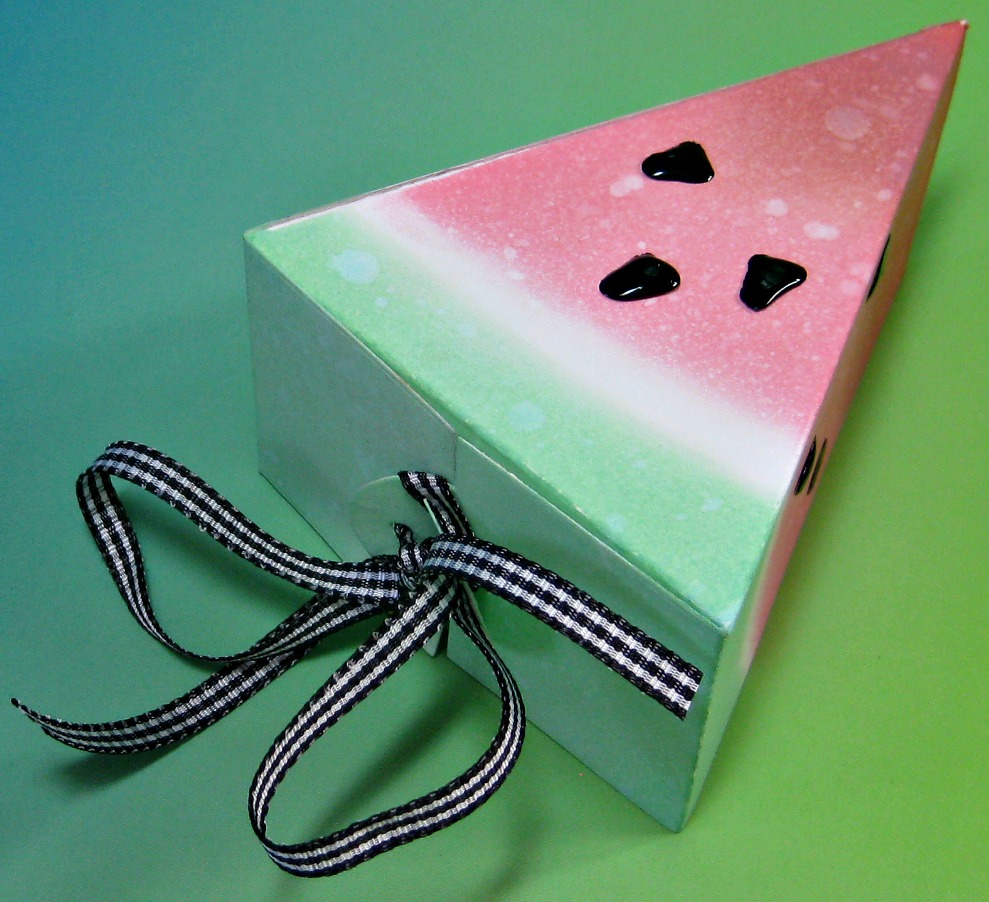 Karen's Kreative Kards: Watermelon Sweets Gift Boxes