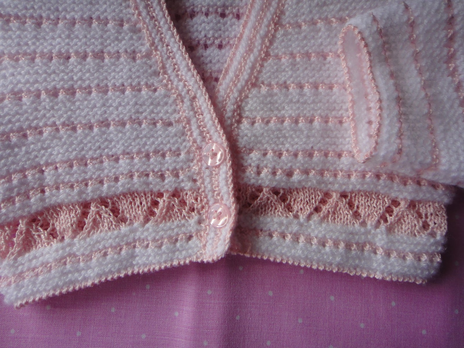 CREANDO CON MIS MANOS PARA BEBÉ: Chaqueta modelo Elena