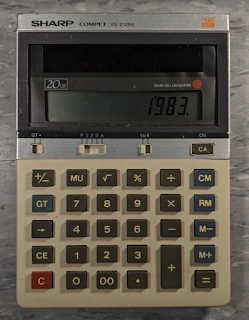 The Calculator Review: Review: Sharp Compet VX-2126A