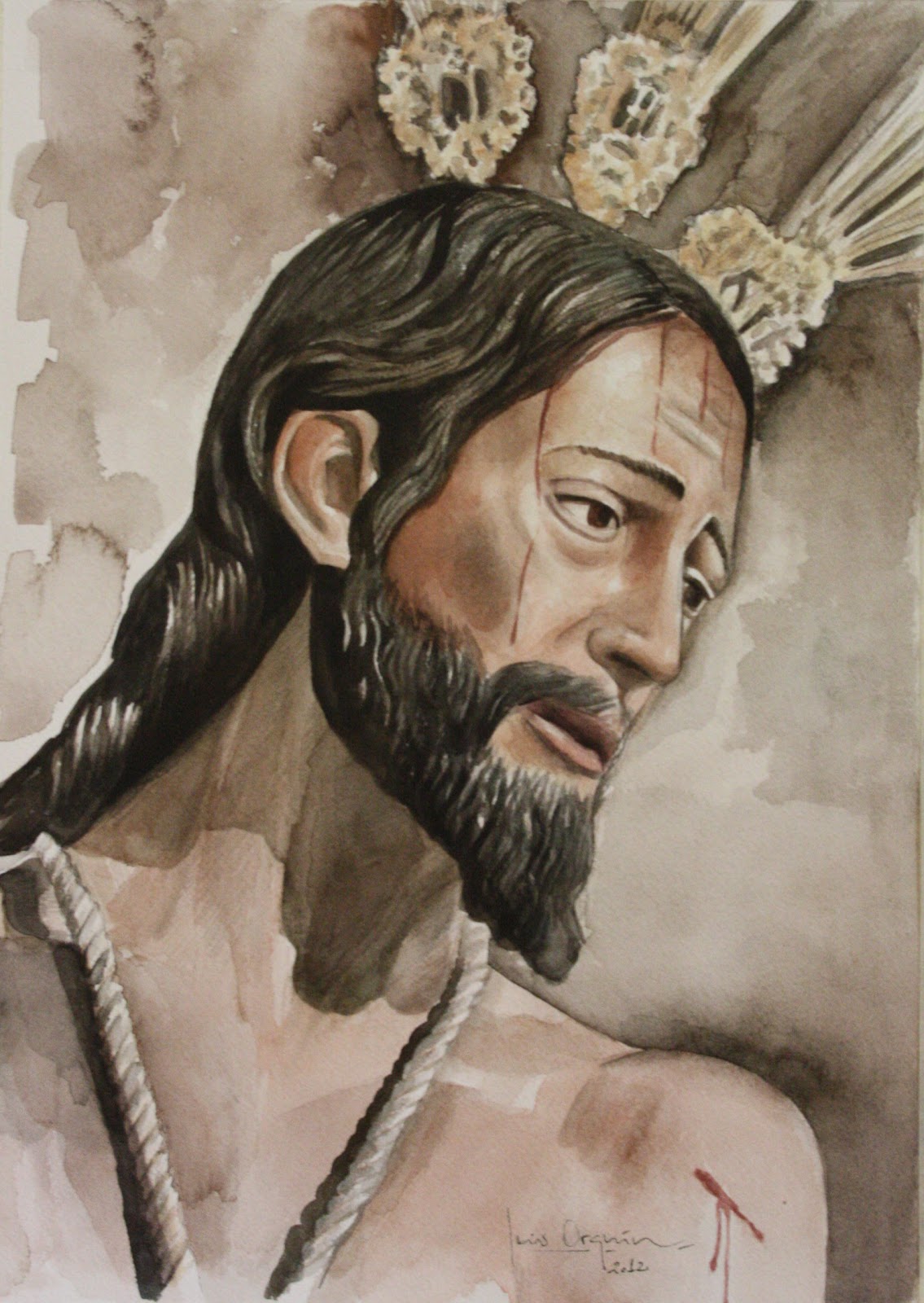 LUIS ORQUÍN. Pintura Artísitica / Artwork: ACUARELAS COFRADES III