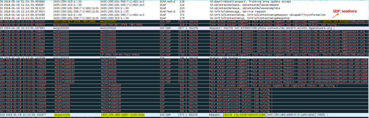 - LTE/IMS reference