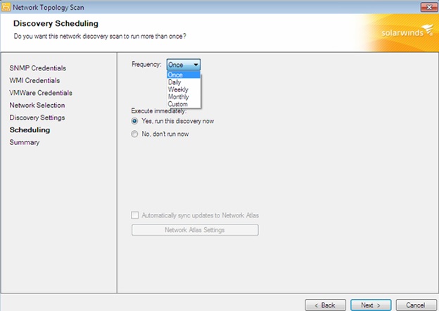 My Cybersecurity Journal: Network Scan Using Solarwinds Network Topolgy ...
