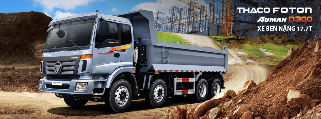 Thaco Foton - AUMAN D300(8X4) - Tải Trọng: 17.7 Tấn | MagOne 2016