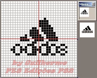 PES Edições PS2: Logotipo Adidas