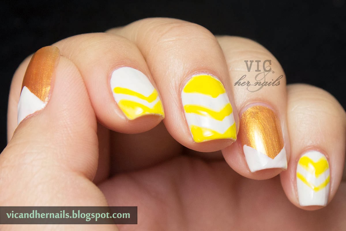 Vic and Her Nails: Born Pretty Store Yellow Liner Nail Polish Review