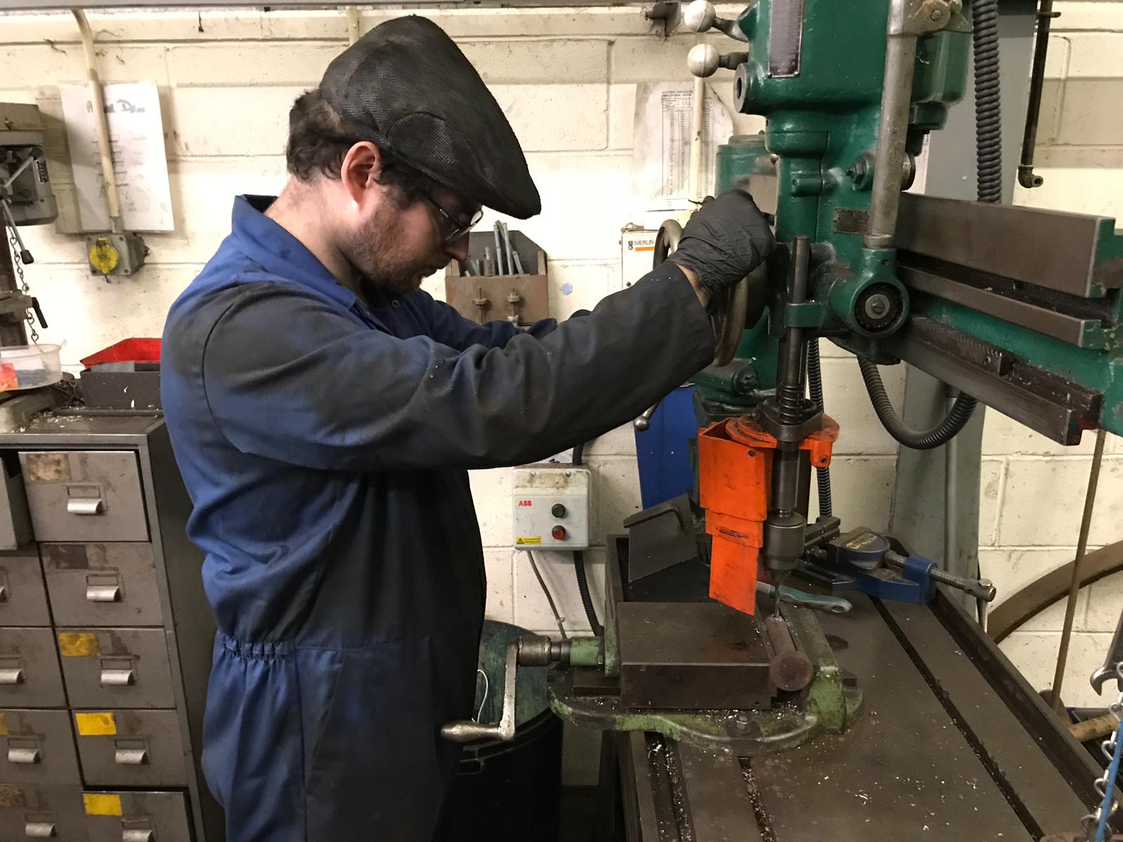 North Tyneside Steam Railway: 08915s brake block fitting