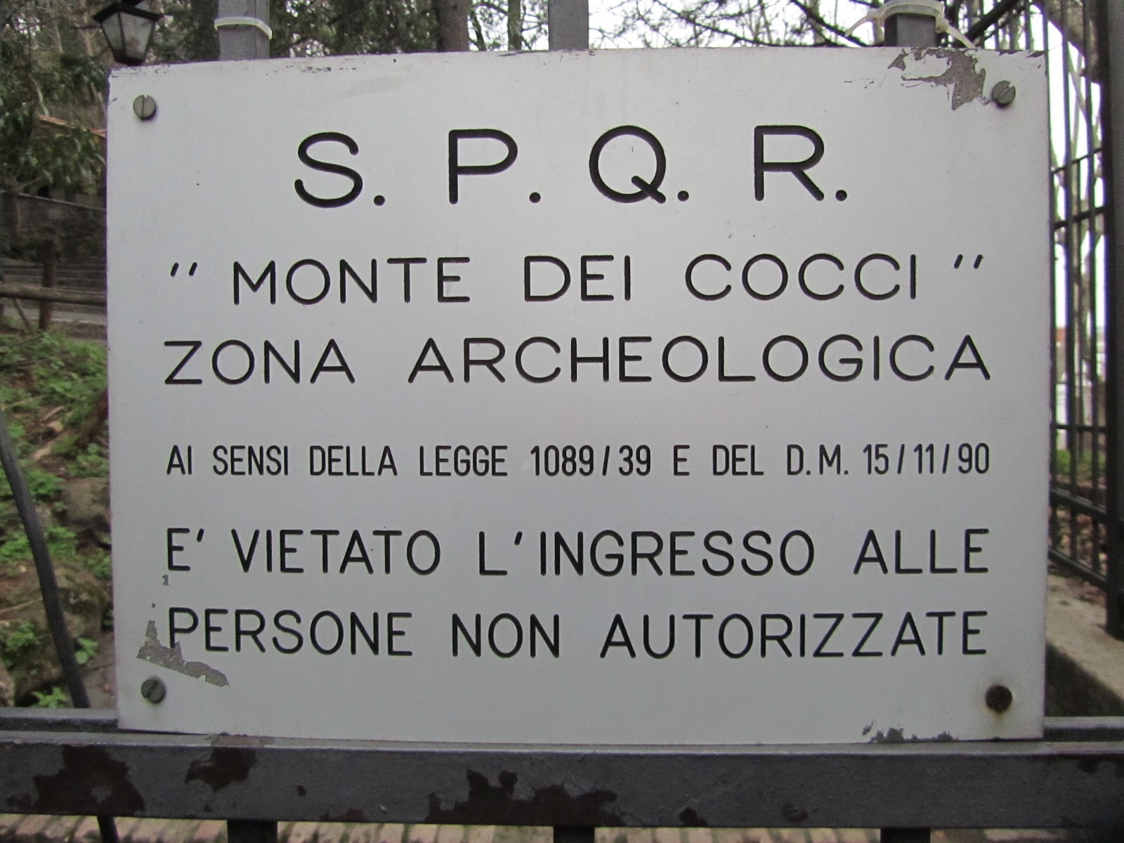 il nostro tempo in Italia: Monte Testaccio