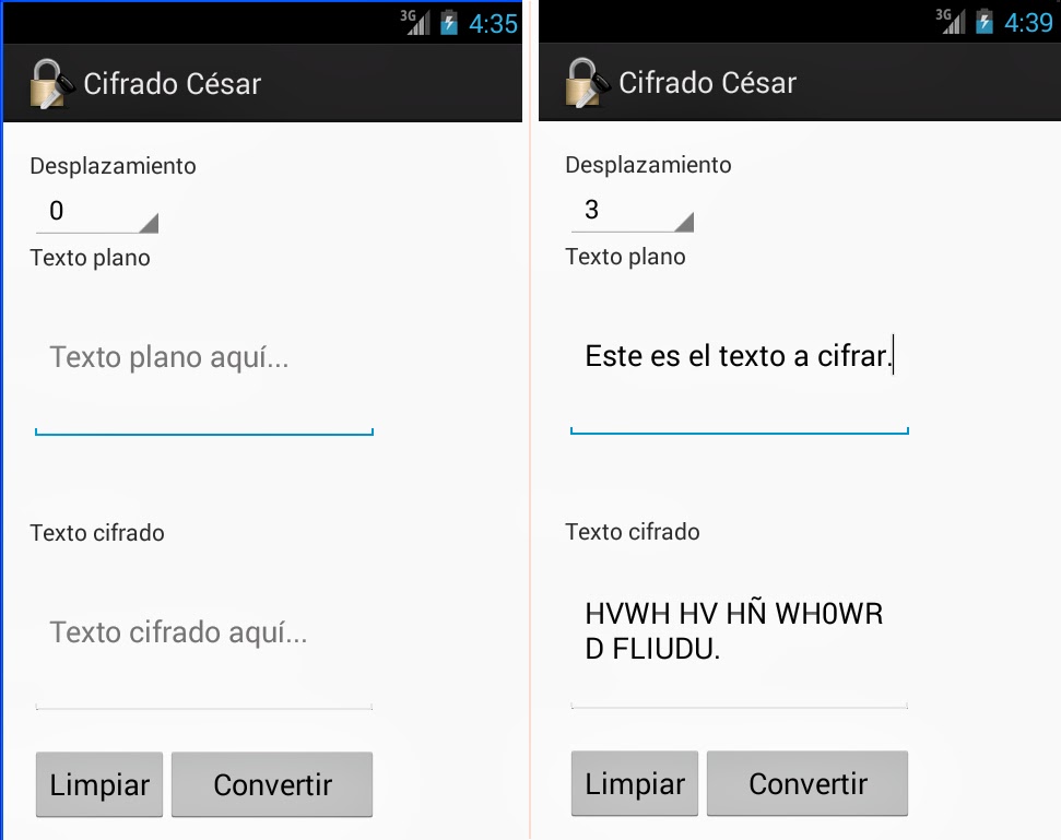 A bit of IT: Cifrado César (aplicación en Android)